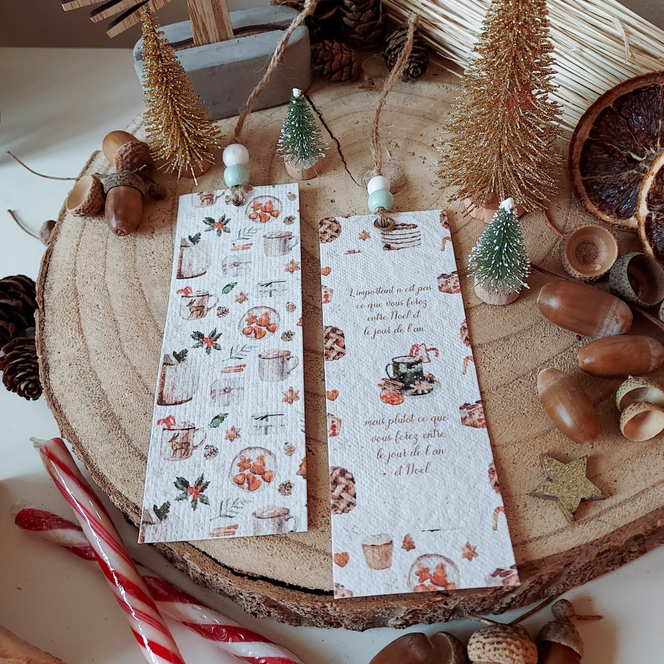 Marque-page collection Noël 2022 - cosy christmas - Arborescence